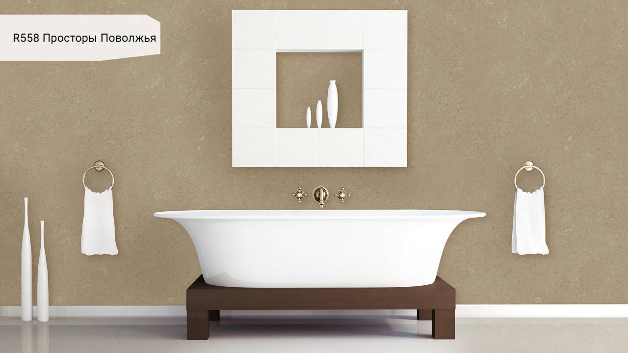 Кварцевый камень R 558 Просторы Поволжья из коллекции Мраморная коллекция в каталоге Interstone ...